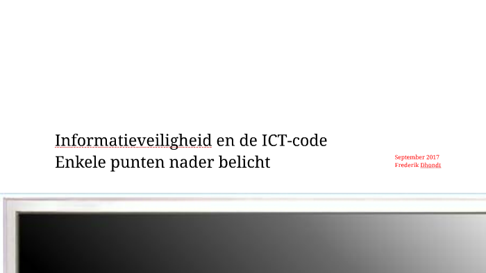 ICT code Dendermonde by frederik dhondt on Prezi