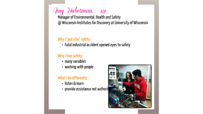 Enhancing a Safety Culture by Amy Haberman on Prezi