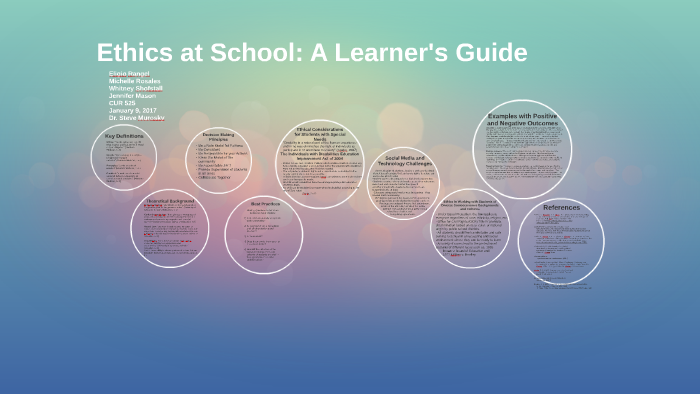 Ethics at School: A Learner's Guide by Whitney Shofstall on Prezi