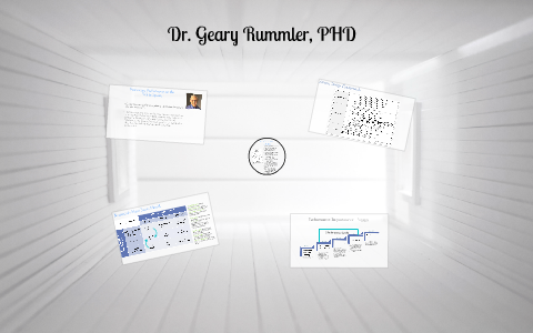 Dr. Geary Rummler, PHD by Eva Love