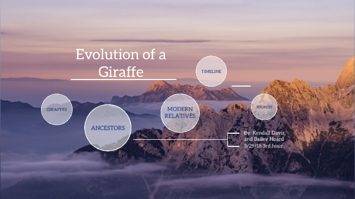 Evolution of a Giraffe! by Bailey Hoard on Prezi