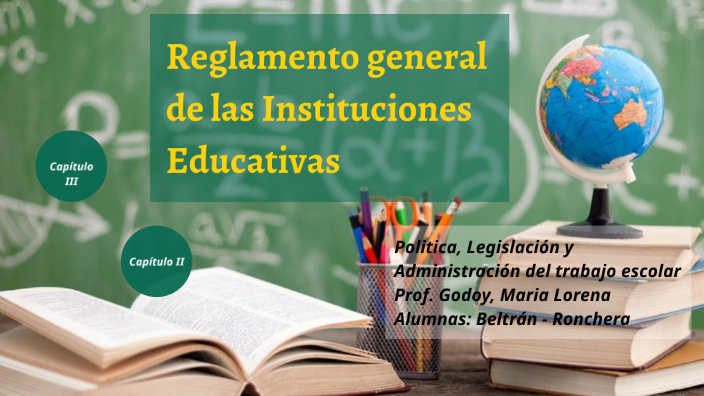 Reglamento general de las Instituciones Educativas by Magali Beltran on ...