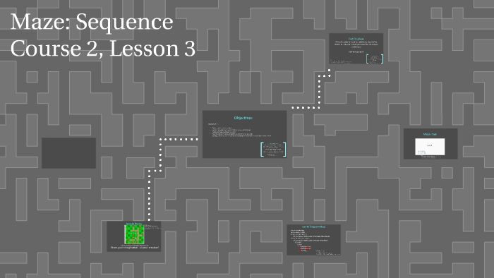 Course 3: Lesson 2, Maze by on Prezi