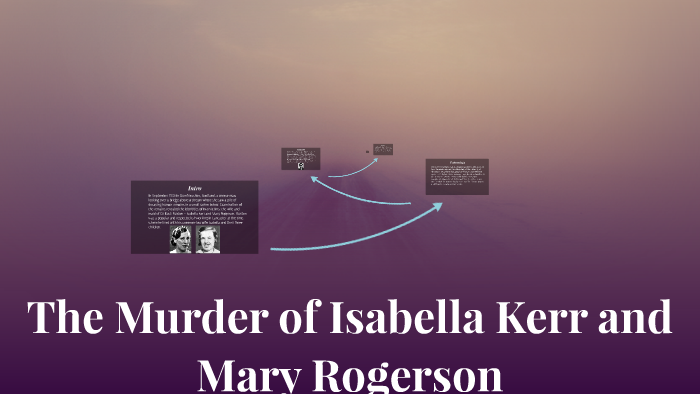 The Murder of Isabella Kerr and Mary Rogerson by on Prezi