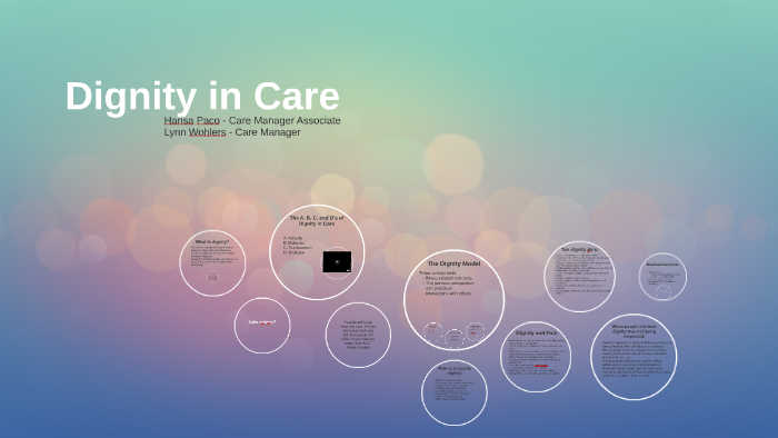 Dignity in Care by on Prezi
