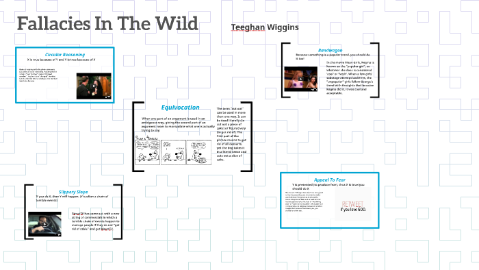 Fallacies In The Wild by Teeghan Wiggins on Prezi