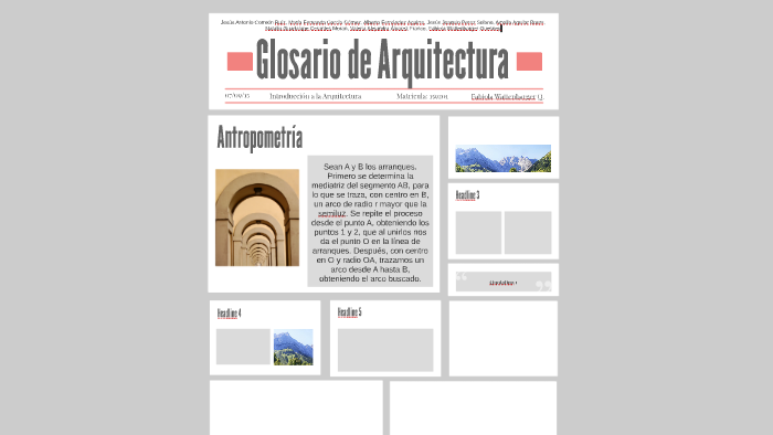 Glosario de Arquitectura by Ale wattenbarger on Prezi