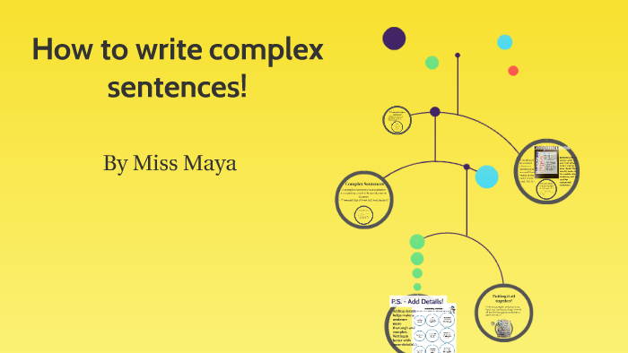 How to write complex sentences!! by Maya Alexander on Prezi