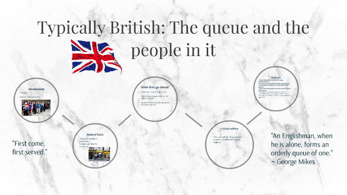 Typically British: The queue by Pia Tangen on Prezi