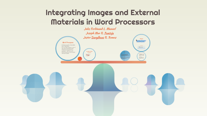 Integrating Images and External Materials in Word Processors by Hans ...