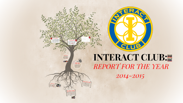 INTERACT CLUB: SECRETARY’S REPORT FOR THE YEAR 2015-2016 by nandhu ...