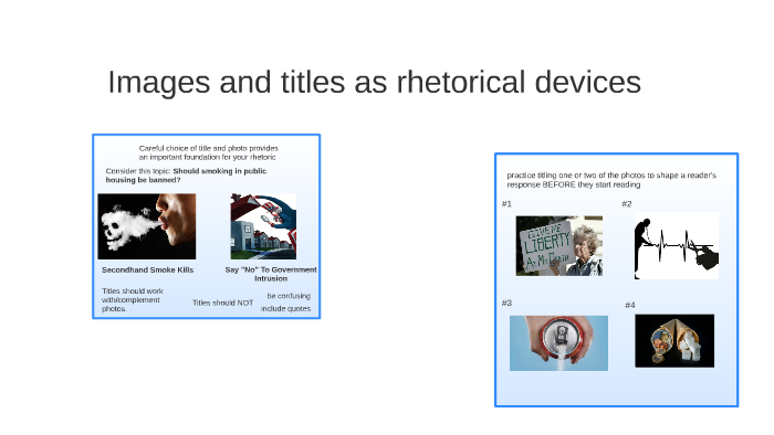 ENG 101 images and titles as rhetorical devices by Jeffrey Sanger on Prezi