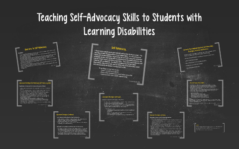 Teaching Self-Advocacy Skills to Students with Learning Disabilities by ...