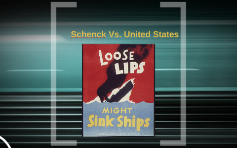Schenck Vs. United States by Estevan Retamar on Prezi
