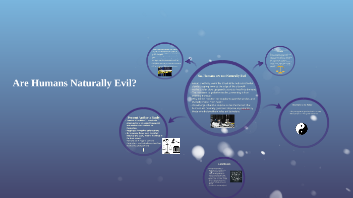 Are Humans Naturally Evil? by Sabrina Vladu on Prezi