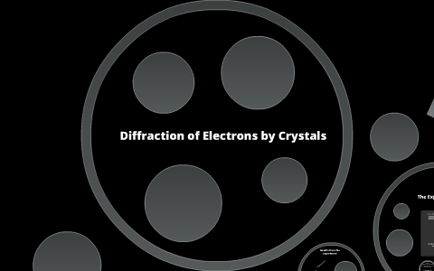 The Davisson-Germer Experiment: Diffraction of Electrons by Crystals by ...