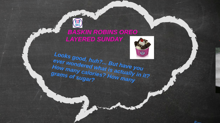 Baskin Robins Oreo Ice Cream sunday by Jake Bumgardner on Prezi