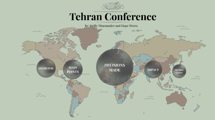 Tehran Conference by Reilly T on Prezi