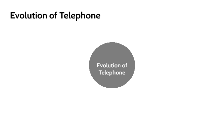 Evolution of Telephone by amy student on Prezi