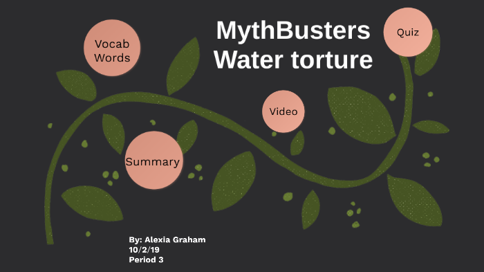 Myth Busters Presentation by Alexia Graham on Prezi