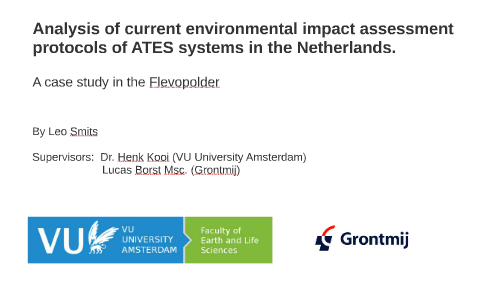 Analysis of current environmental impact assessment protocols of ATES ...