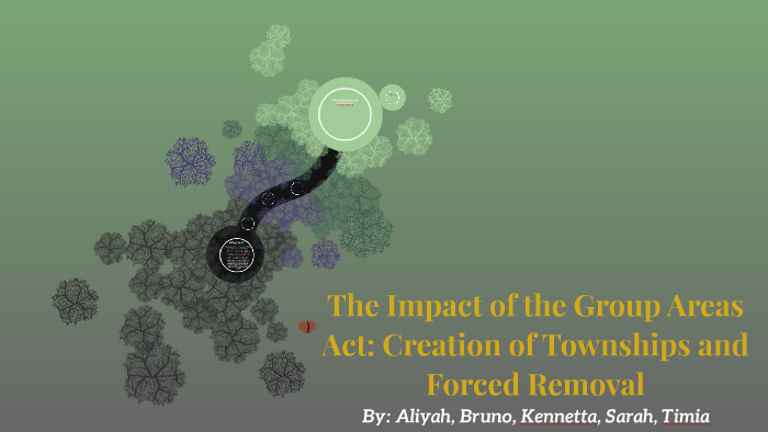 The Impact of the Group Areas Act: Creation of Townships and by Aliyah ...