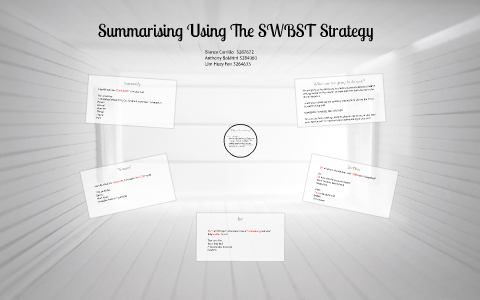 Summarising Using The SWBST Strategy by Bianca Carrillo on Prezi