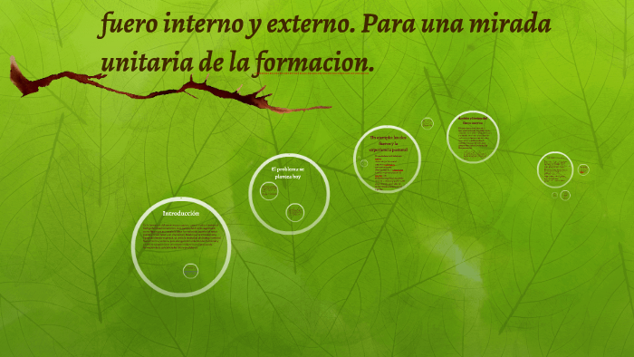 fuero interno y externo. para una mirada unitaria de la form by luciano ...