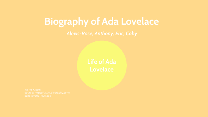 Ada Lovelace by Anthony Angotti [STUDENT] on Prezi