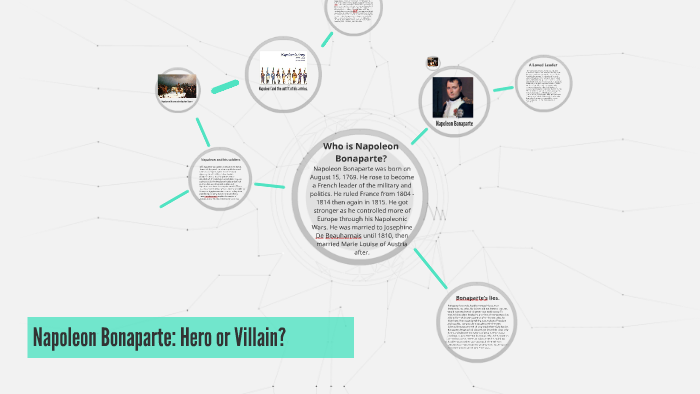 Napoleon Bonaparte Hero or Villain by Eric Lau on Prezi