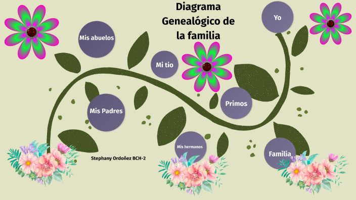 Diagrama Genealógico de la familia by Stephany Nicolle Ordoñez vasquez ...