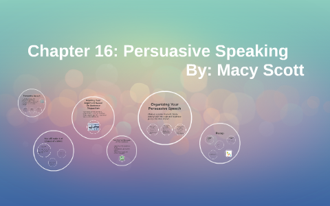Chapter 16: Persuasive Speaking by Macy Scott on Prezi