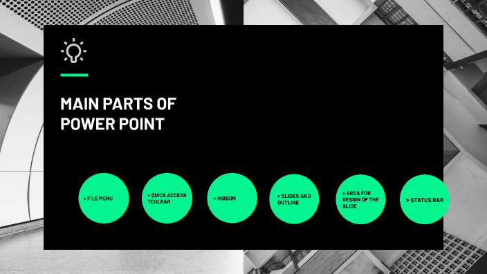 MAIN PARTS OF POWER POINT by Cecilia Chapa on Prezi