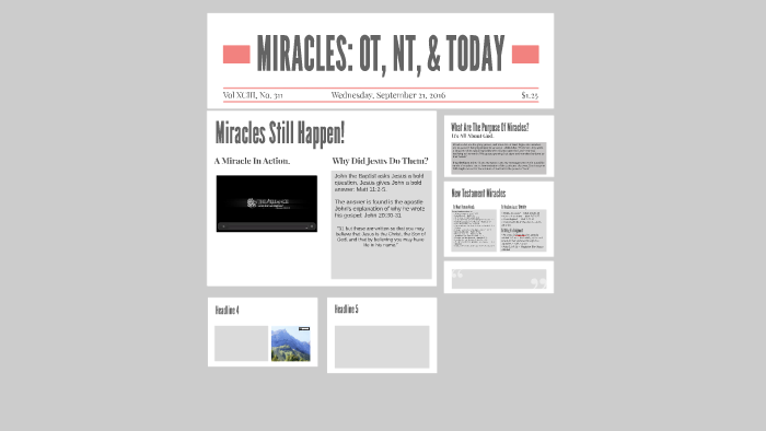 MIRACLES: OT, NT, & TODAY by Jeff Lopo on Prezi
