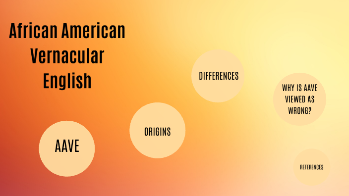 African American Vernacular English by Savannah Scott on Prezi