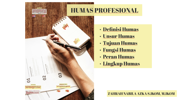 HUMAS PROFESIONAL by zahrah nabila azka on Prezi