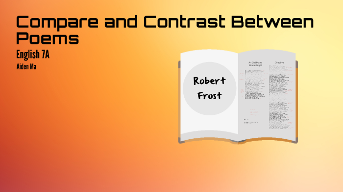 Compare and Contrast Poems by Aiden Ma on Prezi