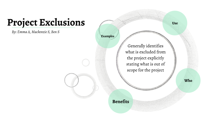 Project Exclusions by emma alexander on Prezi