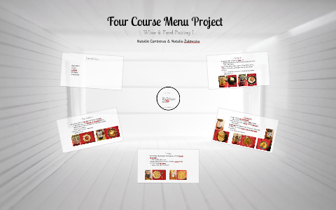 Four Course Menu Project by on Prezi