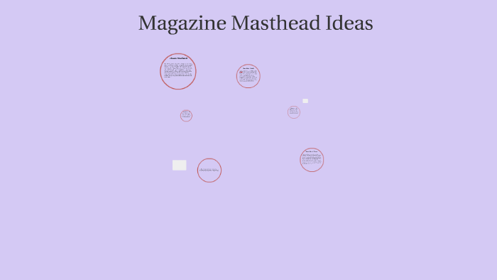 Magazine Masthead Ideas by Marla Kyaw on Prezi