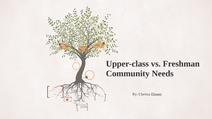 Upper-class vs. Freshman Community Needs by Clarissa Elmore on Prezi