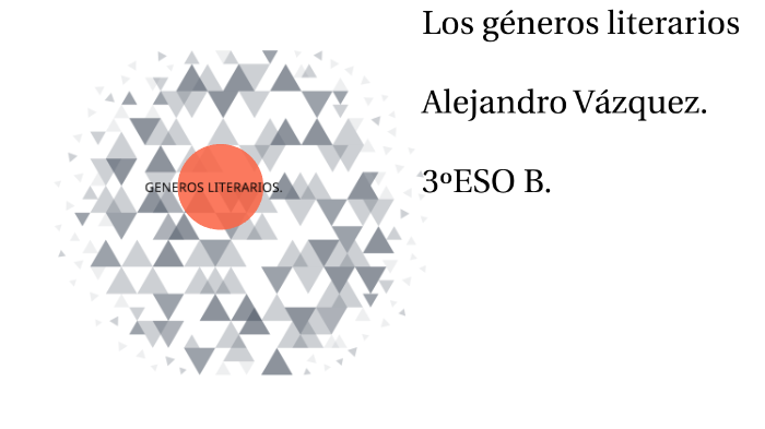 los generos literarios presentacion lengua by Alejandro Vazquez Perez ...