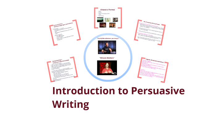 Introduction to Persuasive Writing by Holly Frabizio on Prezi