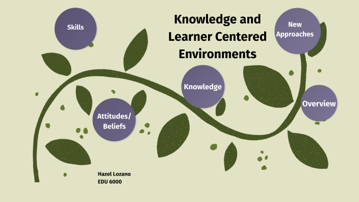 Knowldege and Learner Centered Learning Environments by Hazel Lozano on ...