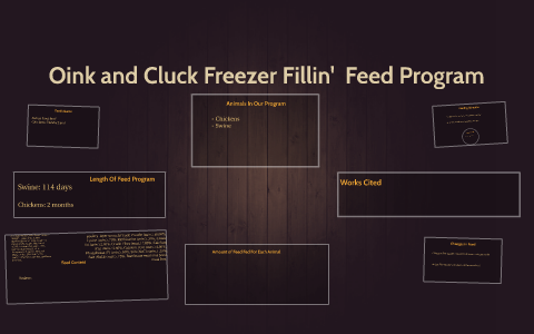 freezer fillin' feed program by Willie Wise on Prezi