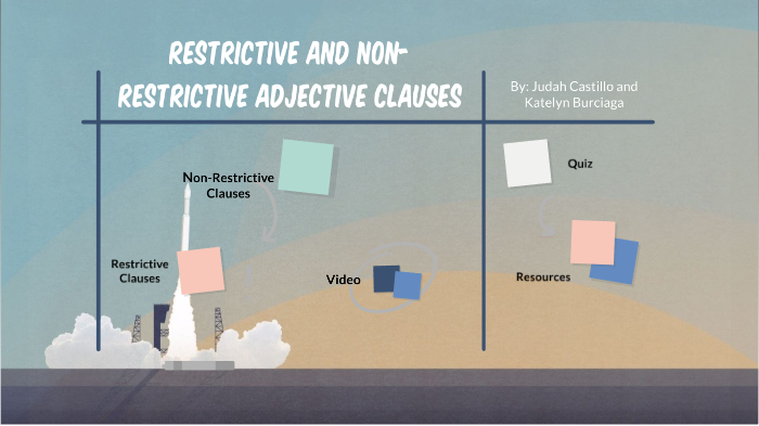Restrictive and Non-Restrictive Adjective Clauses by Judah Castillo on ...
