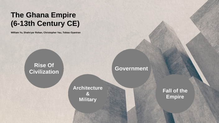 The Ghana Empire (6-13th Century CE) by Oluwatobi Oyaniran on Prezi
