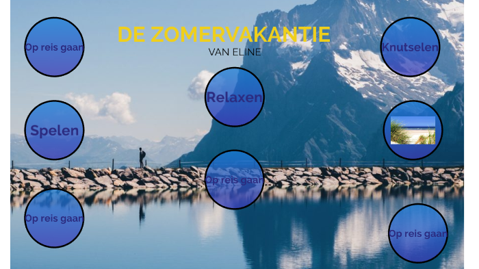 De zomervakantie by Eline Defoort on Prezi