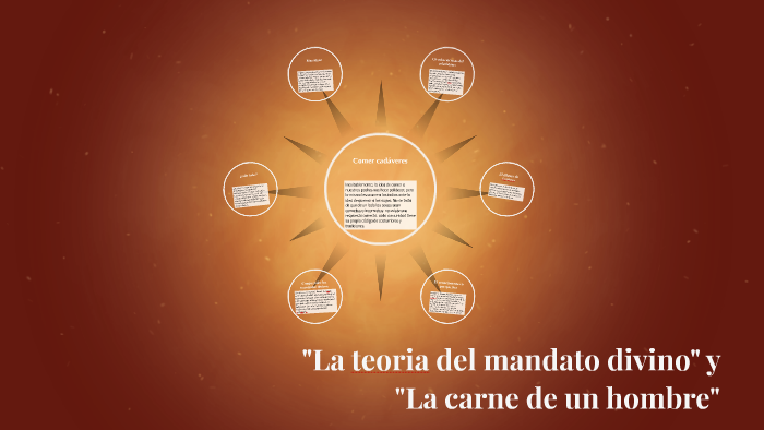 "La teoria del mandato divino" y "La carne de un hombre" by Aracely ...
