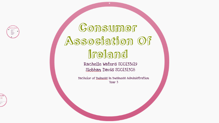 Consumer Association Of Ireland by Rachelle Waters on Prezi
